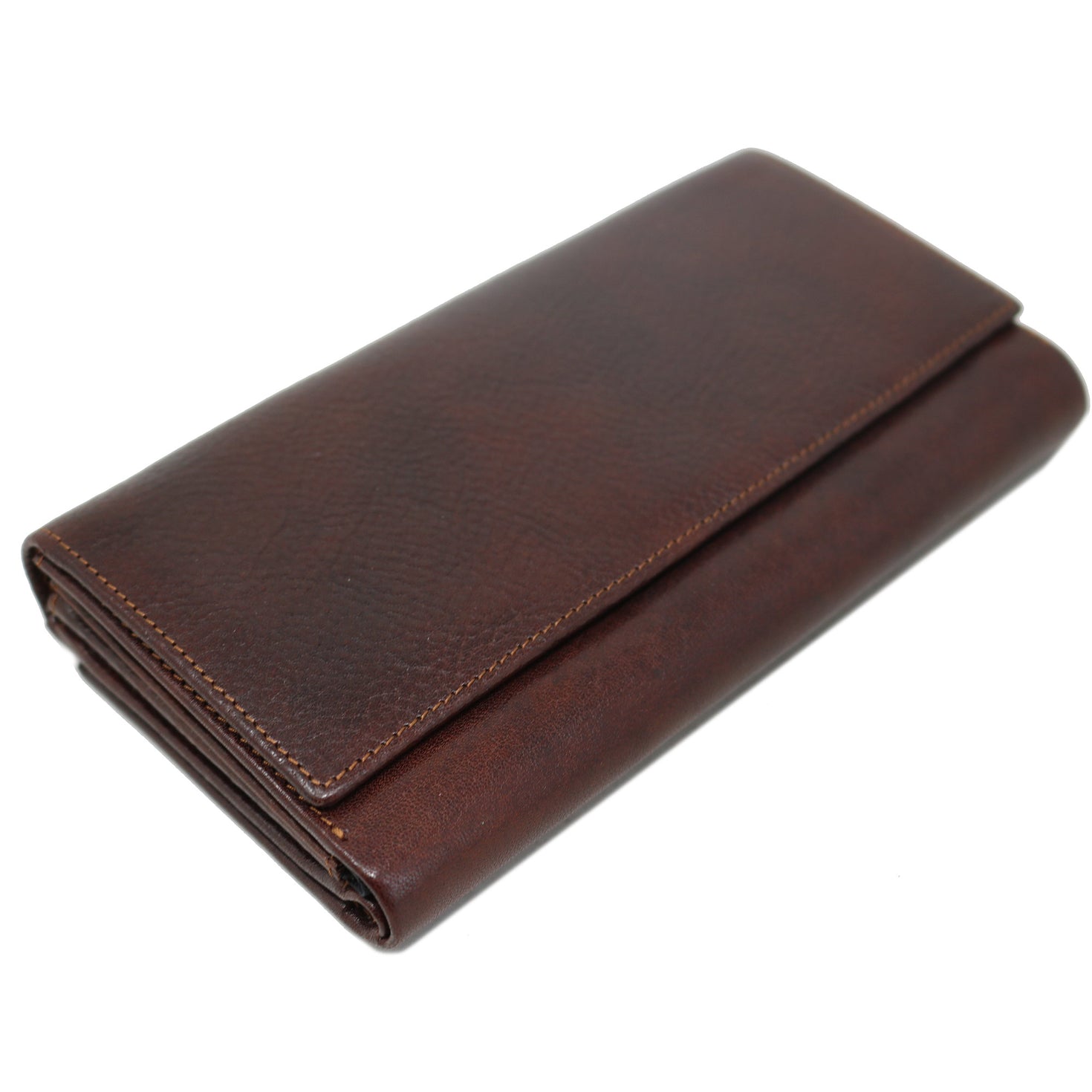 Floto Roma Italian Checkbook Wallet in Full Grain Leather
