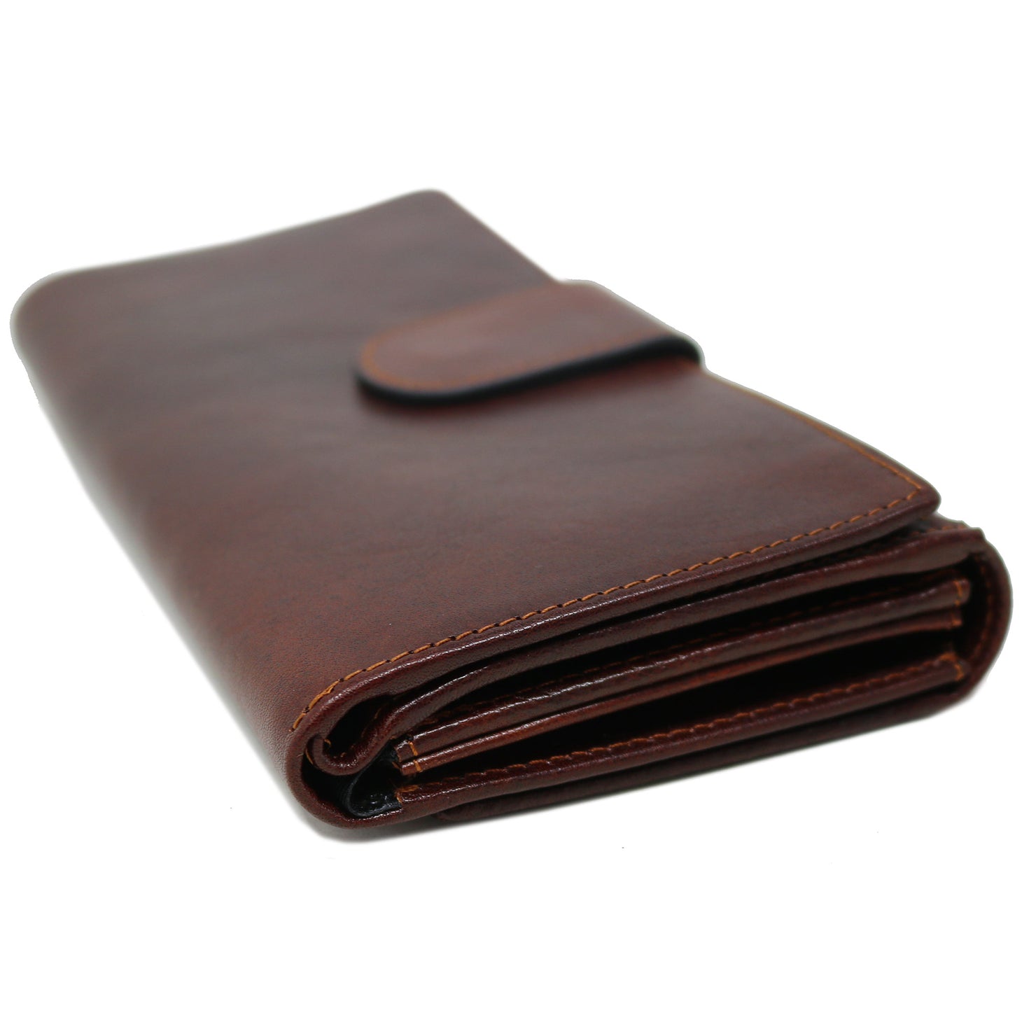 Floto Roma Italian Checkbook Wallet in Full Grain Leather