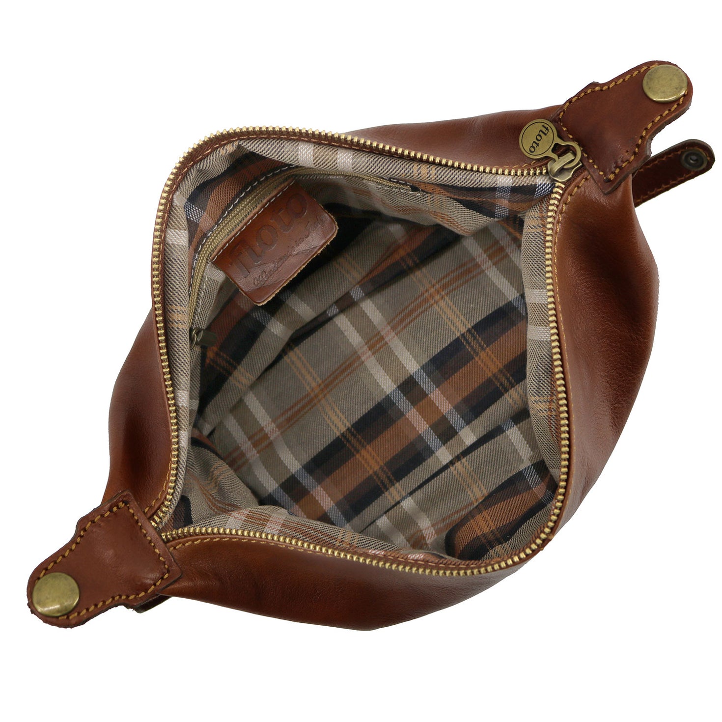 Floto Venezia Italian Leather Dopp Kit Toiletry Bag Travel Shave Kit