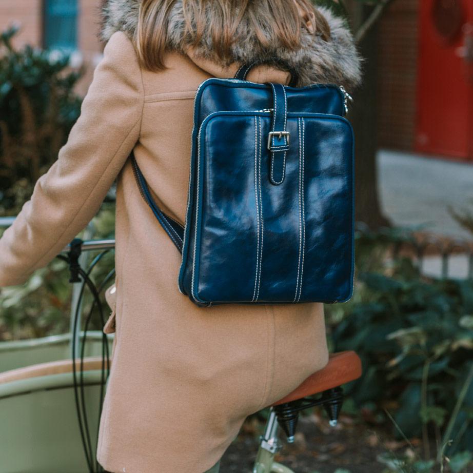 Floto Venezia Italian Leather Knapsack Backpack