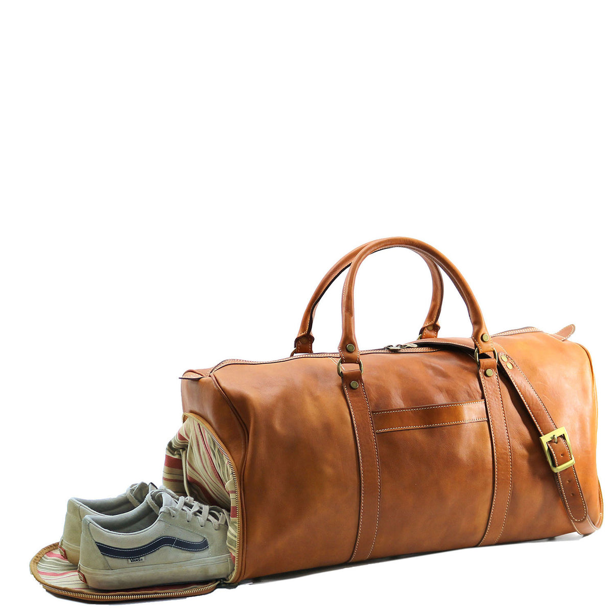 Floto Lugano Italian Weekender Bag with Shoe Compartment