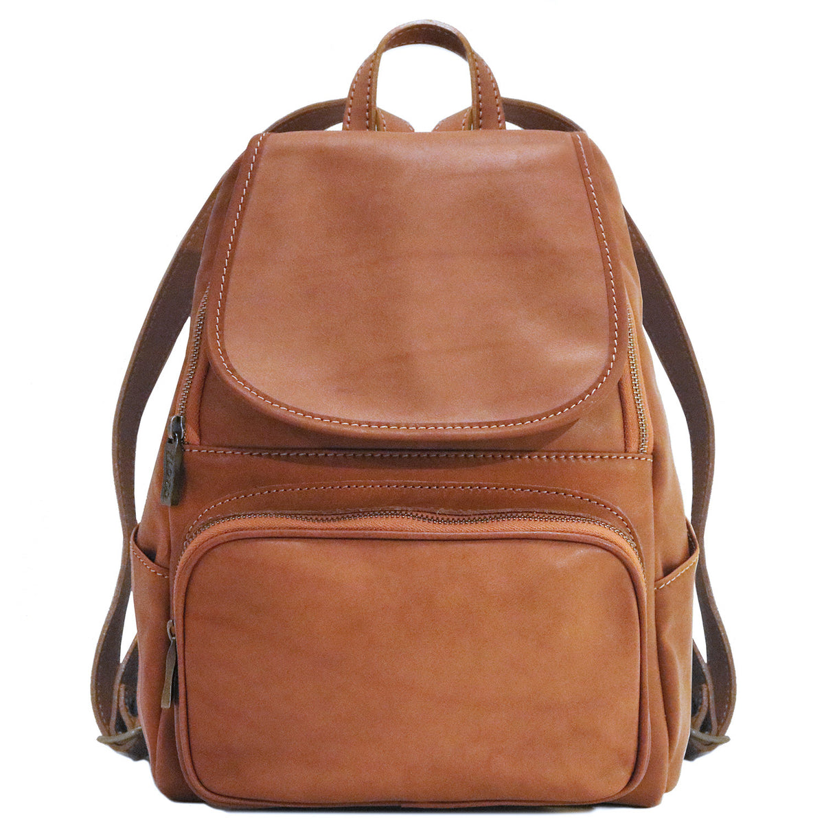Floto Livorno Italian Full Grain Leather Backpack Knapsack