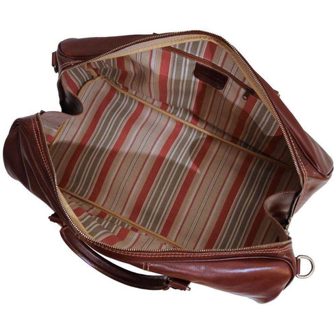 Floto Venezia Drop Bottom Italian Leather Duffle Bag Suitcase