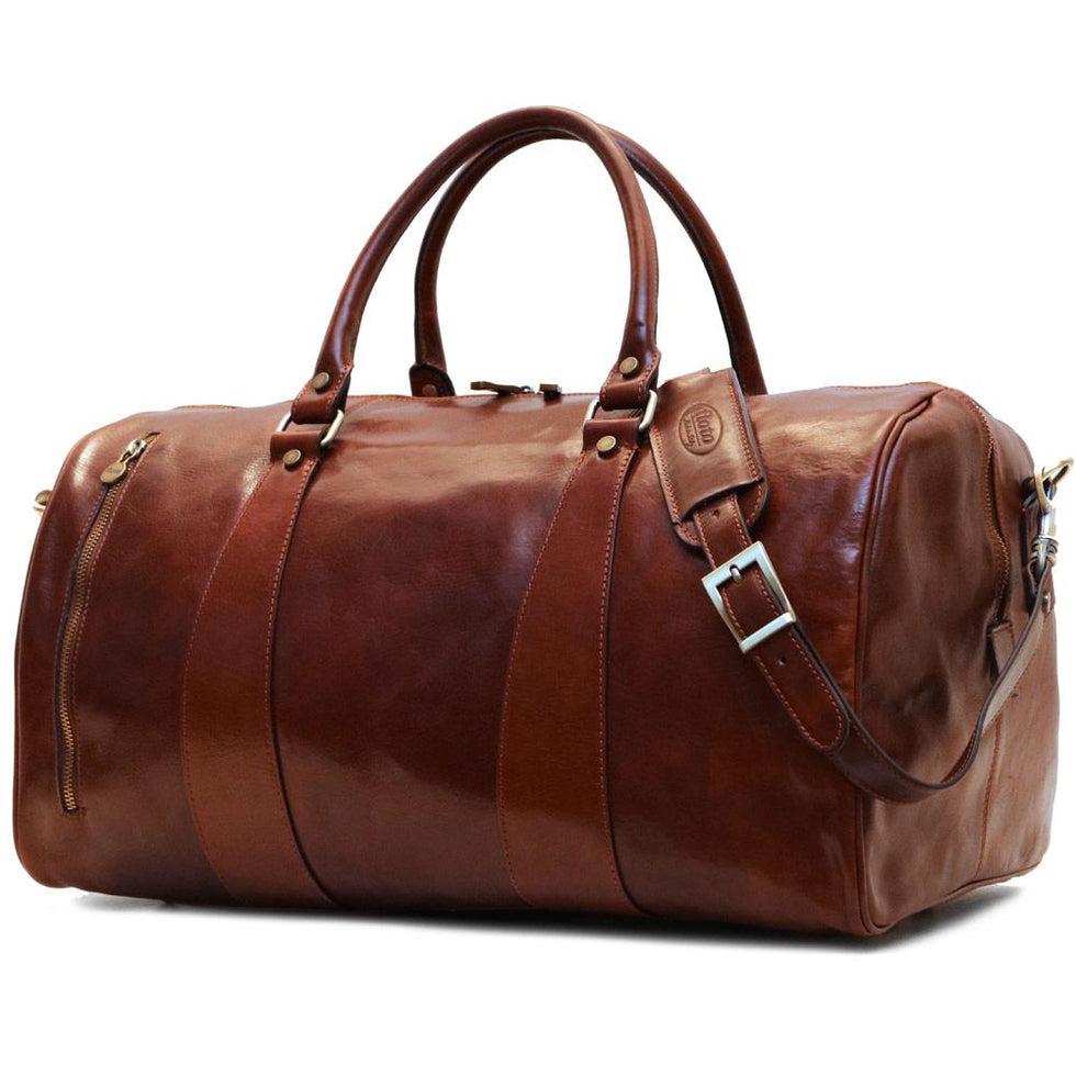 Floto Super Tuscan Italian Leather Luxury Duffle Bag #1