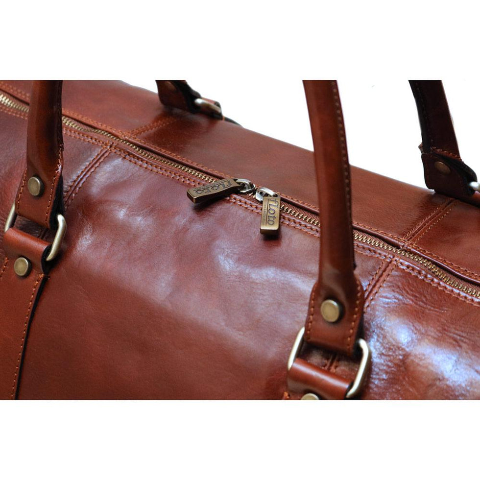 Floto Super Tuscan Italian Leather Luxury Duffle Bag #1